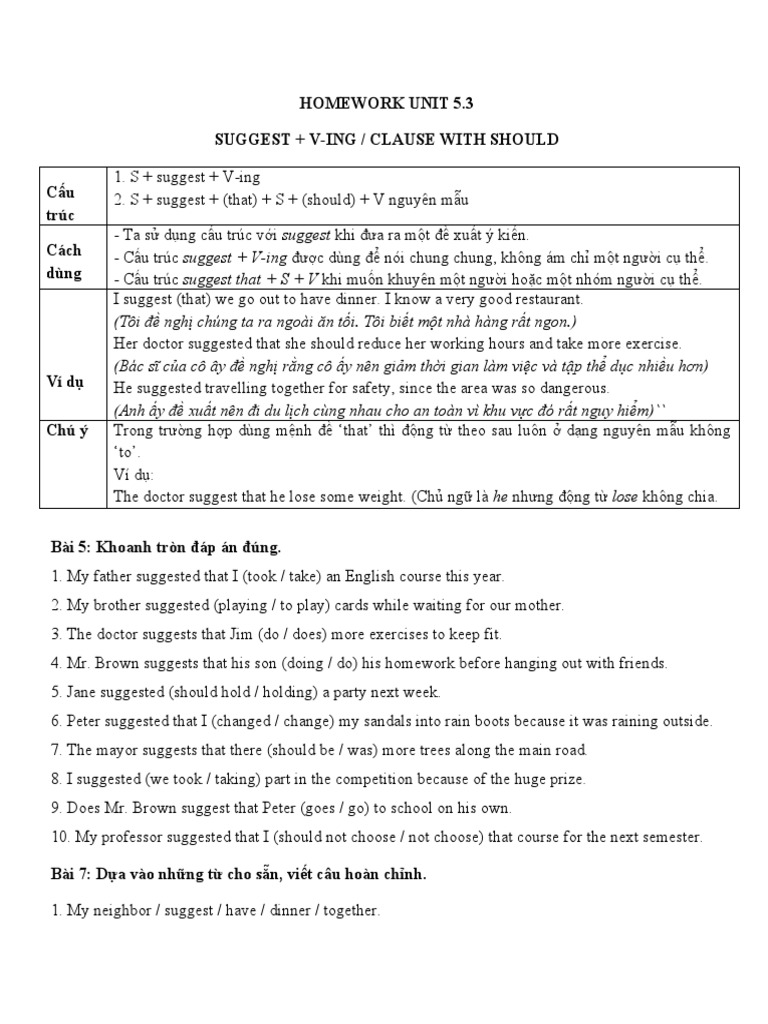Uni5.3 Homework | PDF