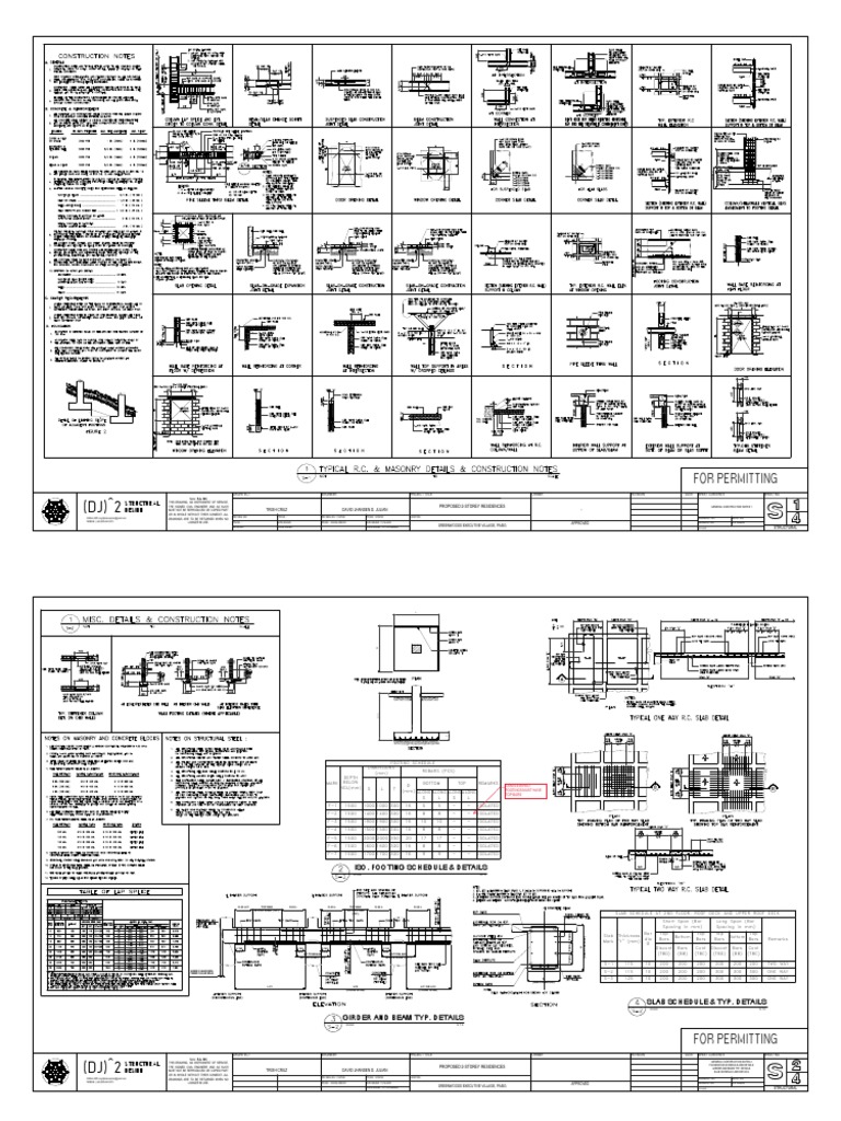 2020.09.08 Structural Plans | PDF | Building Engineering | Economic Sectors
