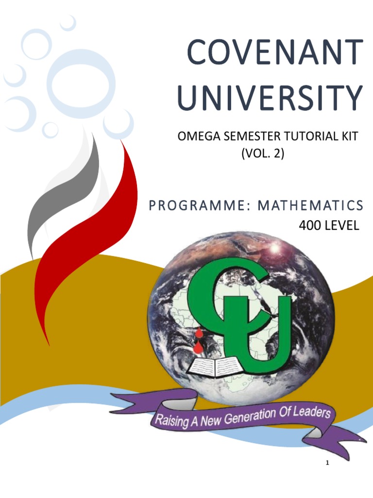 Tutorial Kit (Mathematics-400 L) - Vol. 2 | PDF | Partial Differential Equation | Mathematical ...
