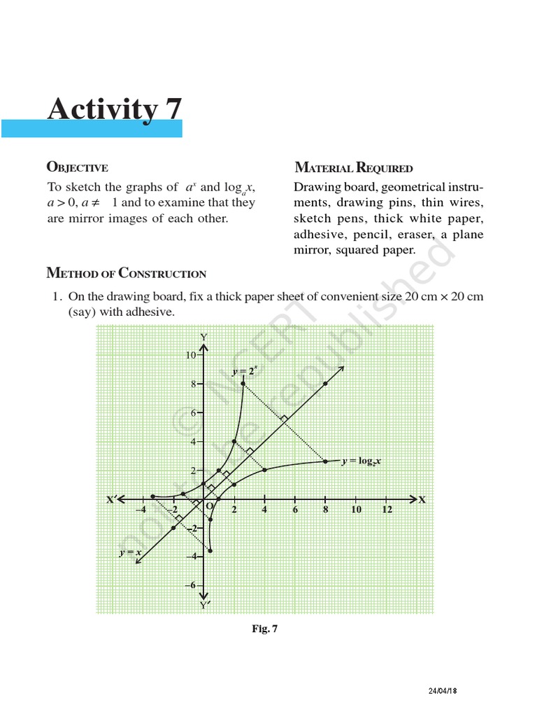 Graph of Log X and A X | PDF | Function (Mathematics) | Exponential ...