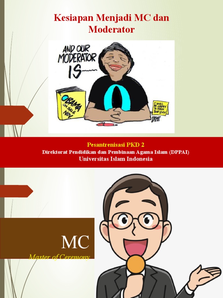 Kesiapan Menjadi MC - Moderator (Edited) | PDF