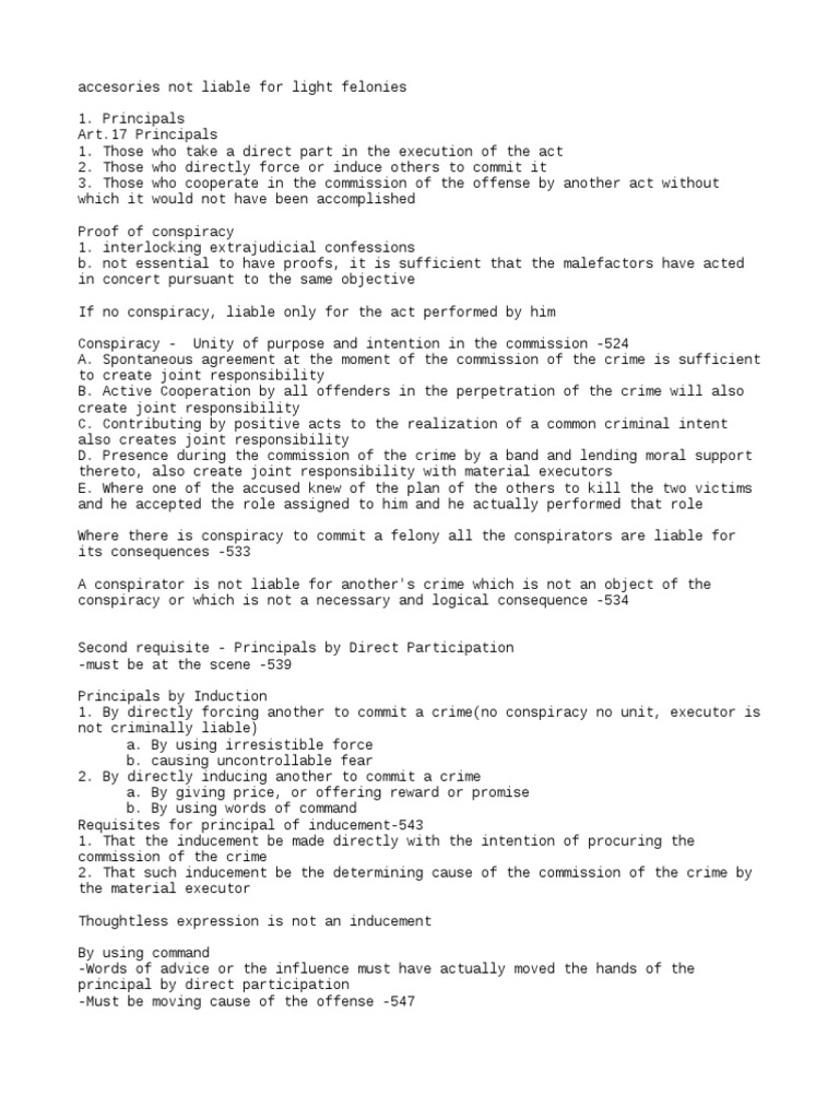 Principals of A Crime | Download Free PDF | Crimes | Crime & Violence