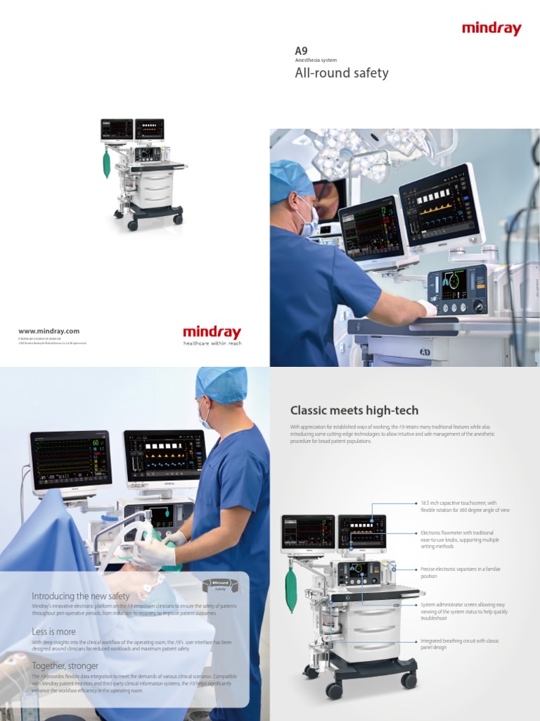 A9 - Brochure ENG - 20200108 - S | PDF | Anesthesia | Clinical Medicine