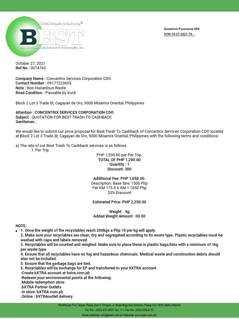 CNX Cdo | PDF | Recycling | Waste