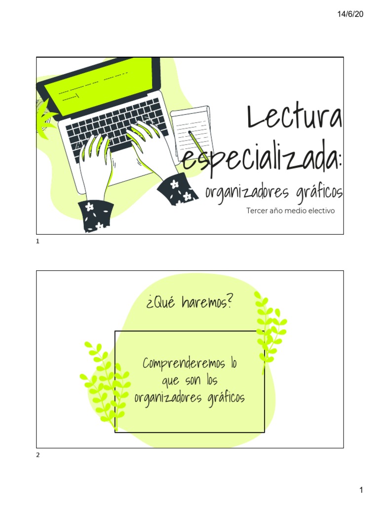 Tipos y beneficios de organizadores gráficos | PDF | Información ...