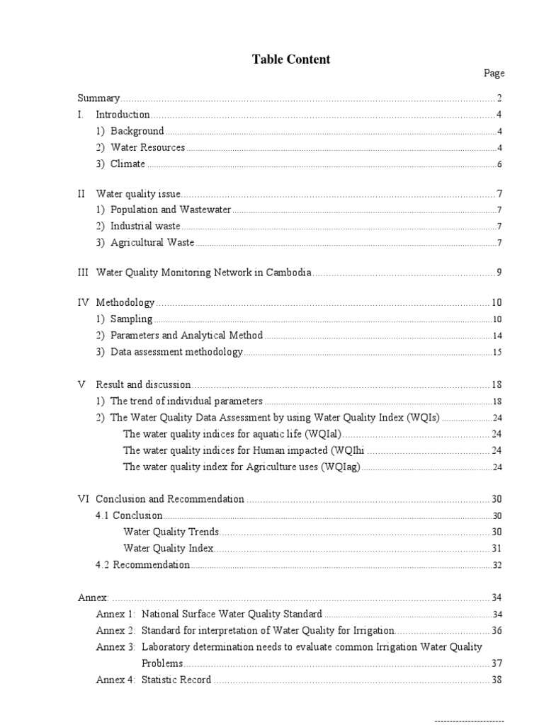 Annual Report On WQMN in 2008 | PDF | Mekong | Cambodia