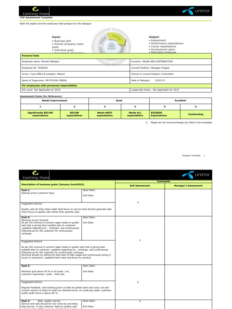 TDP Template Final | PDF | Leadership | Economies