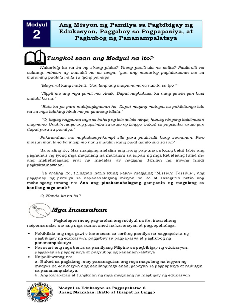 EsP 8 Q1 Wk3 Wk4 1 | PDF