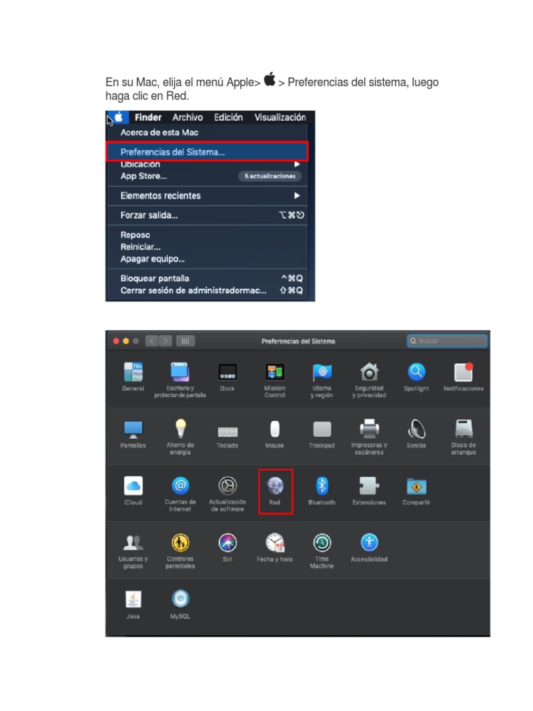 Tutorial para Cambiar DNS en MAC | PDF