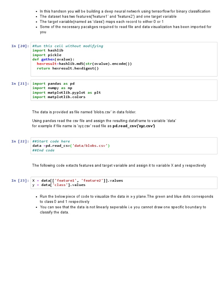 Final Dnn Hands On Jupyter Notebook Pdf Parameter Computer Programming