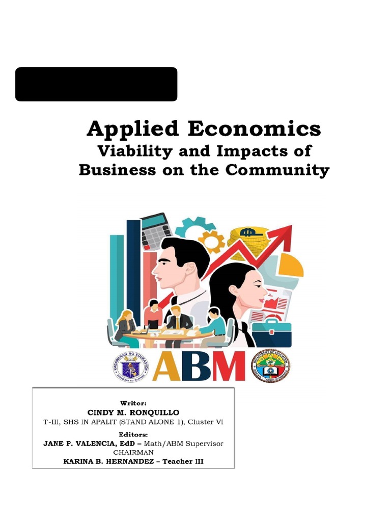 Applied Economics Module 10 | PDF | Economics | Sustainability