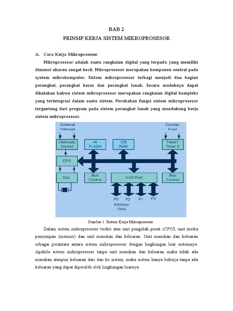 Bab 2 - Prinsip Kerja Sistem Mikroprosesor-1 | PDF