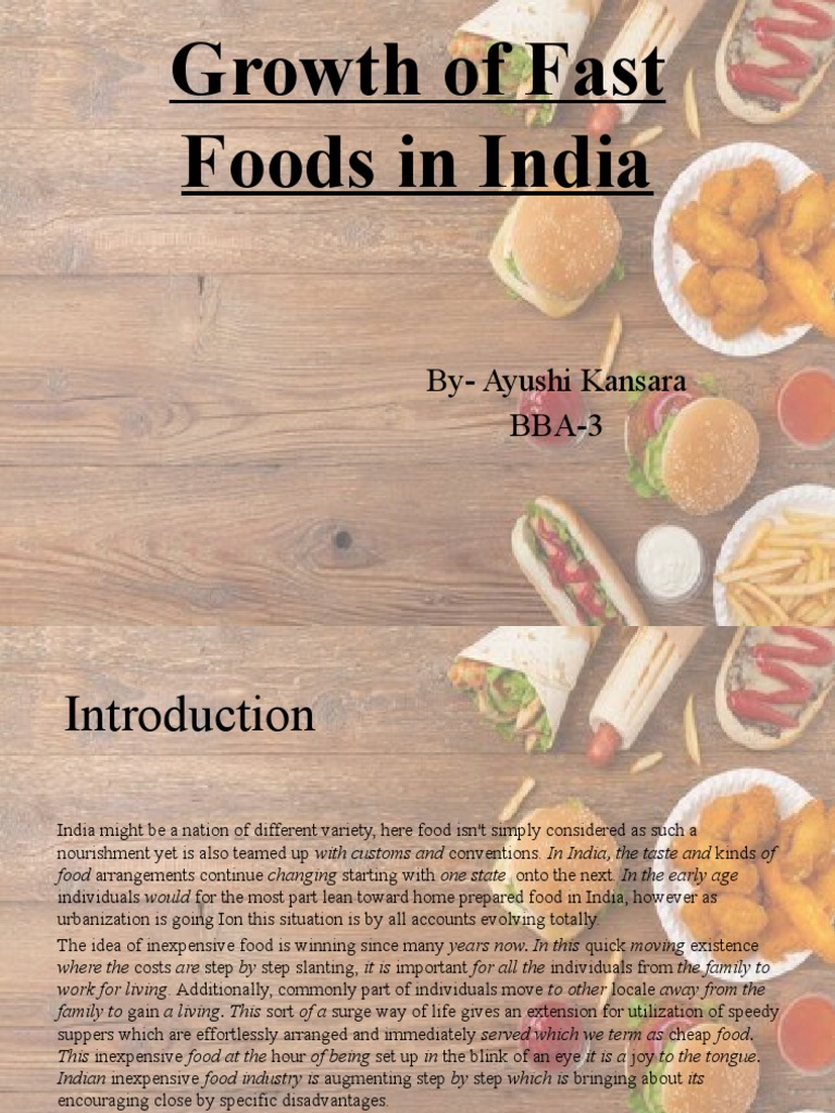 Fast Foods | PDF | Fast Food Restaurants | Foods