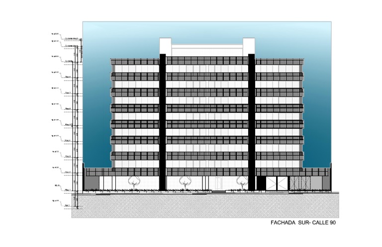 Edif 90x9 Aptos - FACHADA SUR Calle 90 | PDF