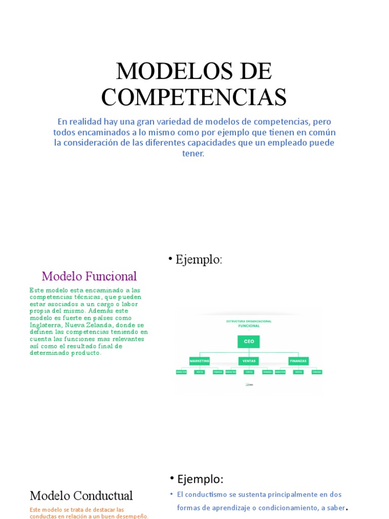 Modelos de Competencias | PDF