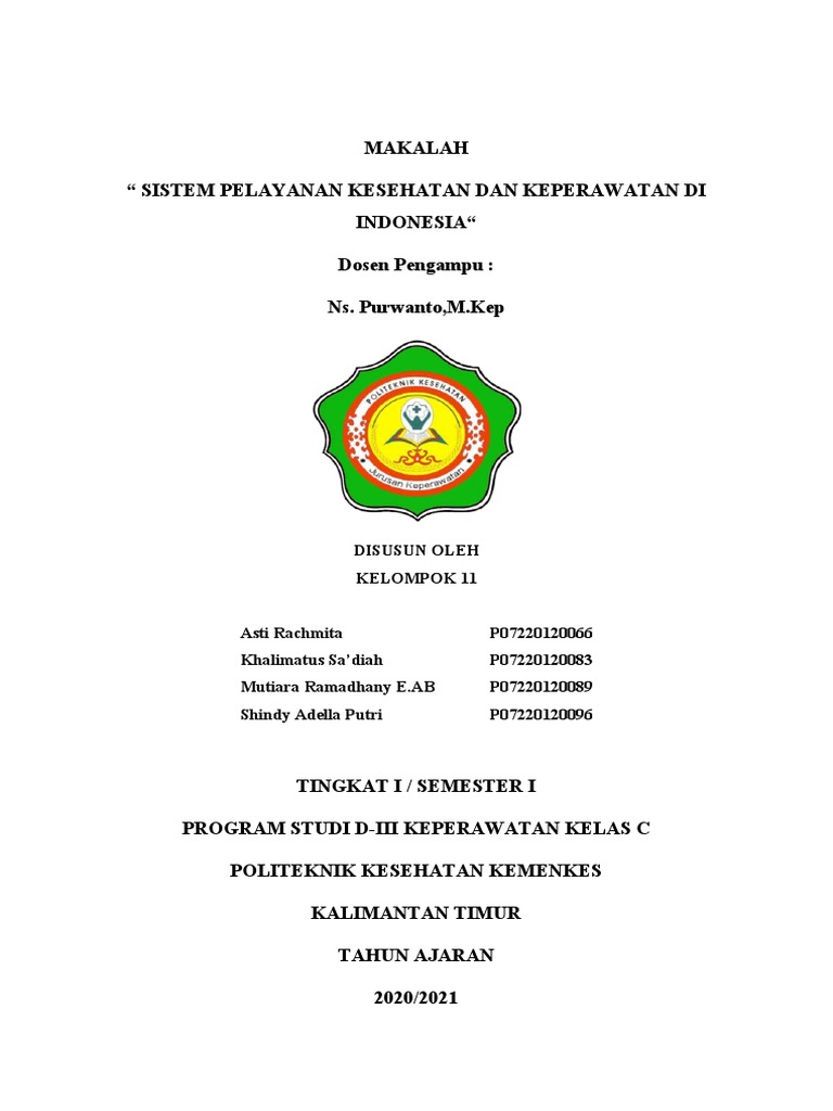 Makalah KDK | PDF