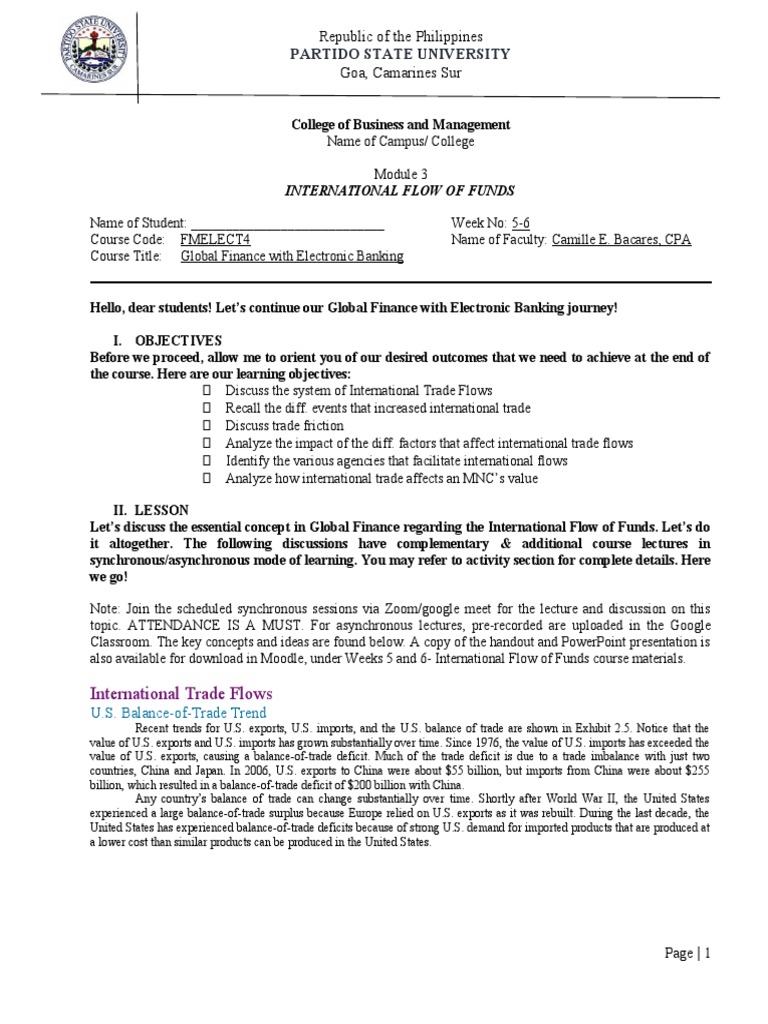 FMELECT4 Module 3 BSBA-FM | PDF | International Monetary Fund | Subsidy