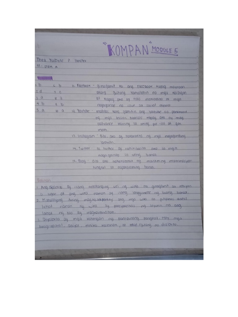 Kompan Module 5 | PDF