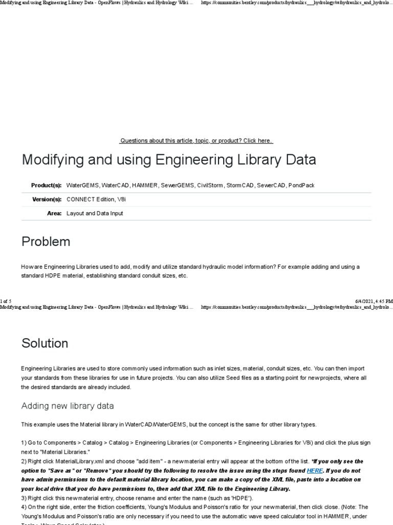Engineering Library Data Guide | PDF | Libraries | Library (Computing)