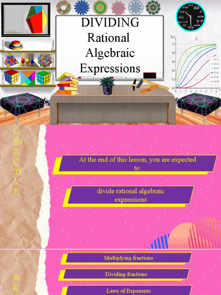 Dividing Rational Algebraic Expressions | PDF | Division (Mathematics ...