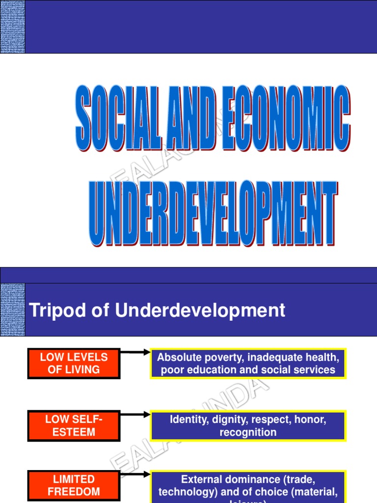 Social & Economic Underdevelopment | PDF