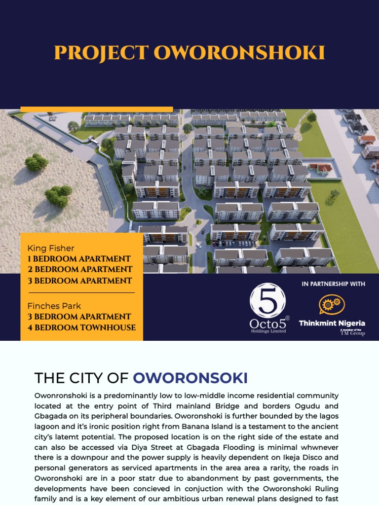 Project Oworonshoki: Kingfisher | Download Free PDF | Apartment ...