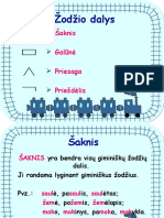 Nosiniu Raidziu Rasymas Zodziu Saknyje - Taisykles - Pask. | PDF