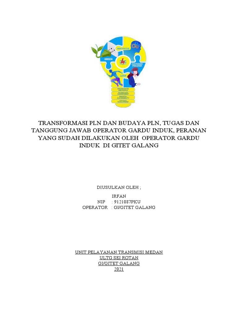 Transformasi PLN Dan Budaya PLN | PDF