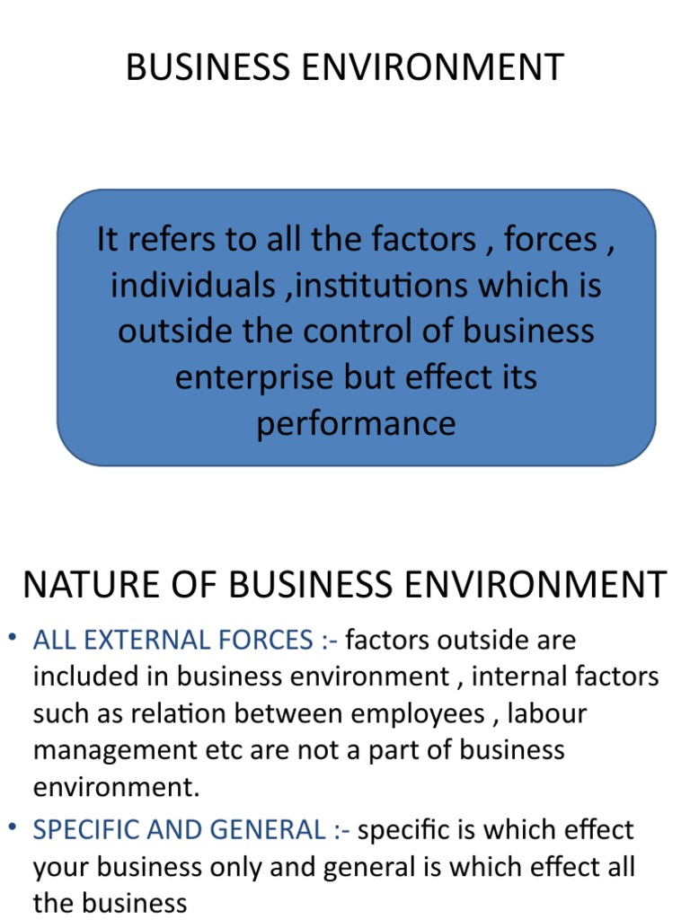 Business Environment | PDF | Business | Economies