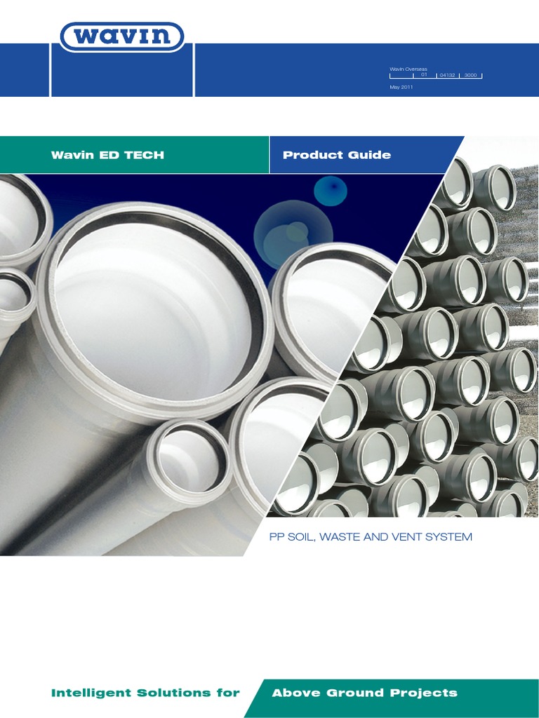 Wavin ED TECH Product Guide | PDF | Pipe (Fluid Conveyance) | Thermal ...