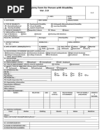 PWD ID Application Form PDF | PDF | Disability | Labour