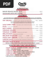 Server Menu Test Answer | PDF | Salad | Hamburgers