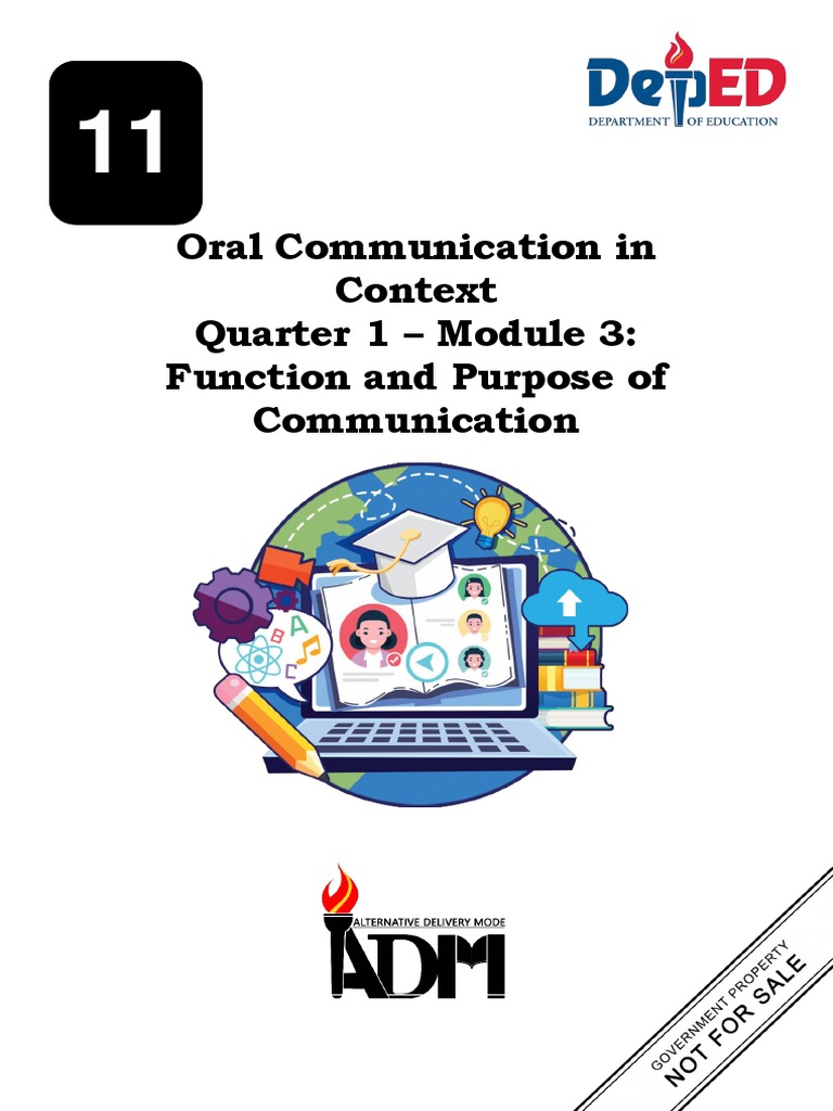 Q1 Oral Communication 11 - Module 3 | PDF | Learning | Communication