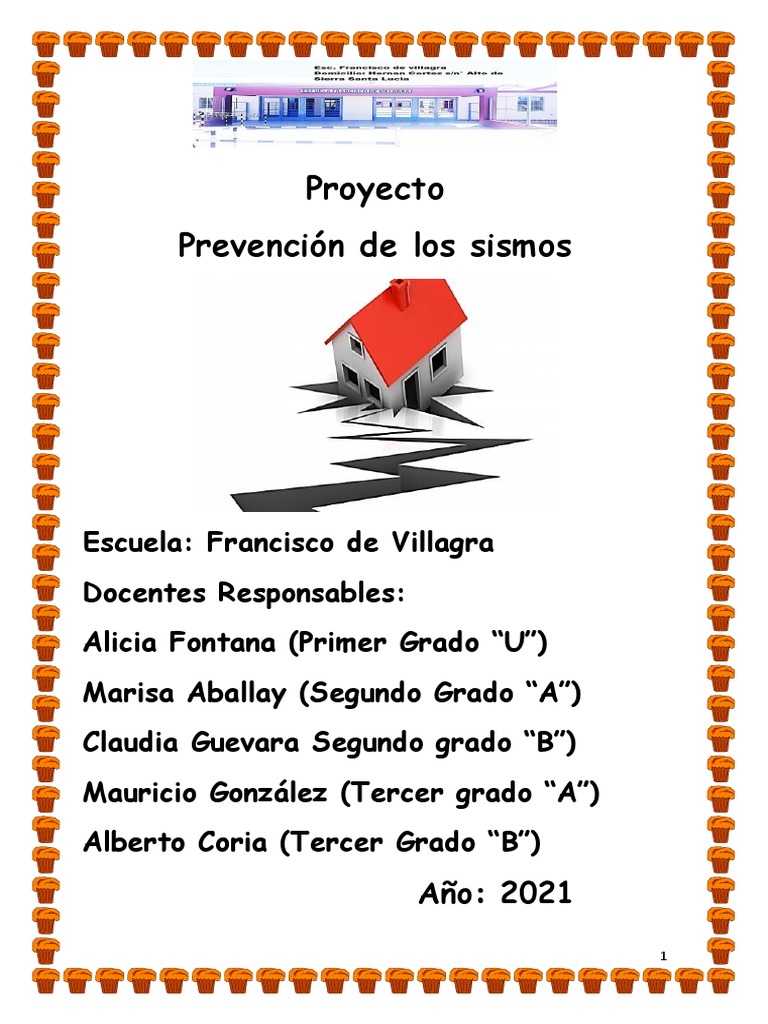 Proyecto Sismo Final | PDF | Temblores | Tierra