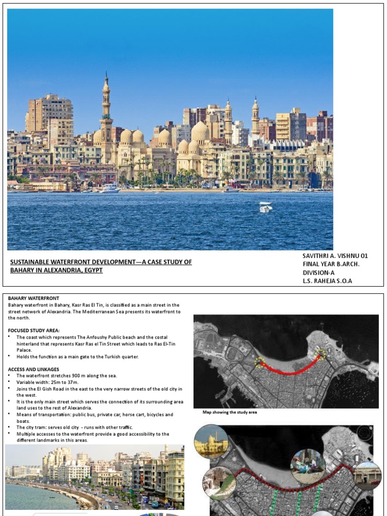 A3 Color-Bahari Waterfront-Case Study | PDF | Alexandria