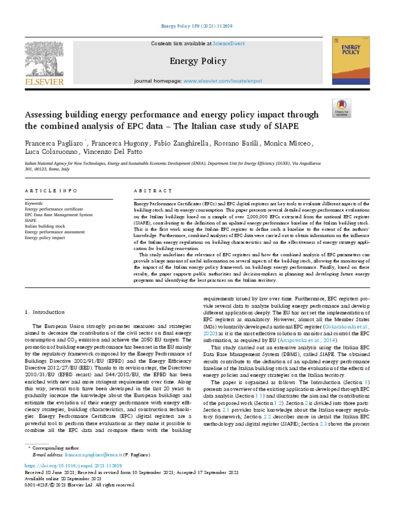 Energy Policy | PDF | European Union | Building Insulation