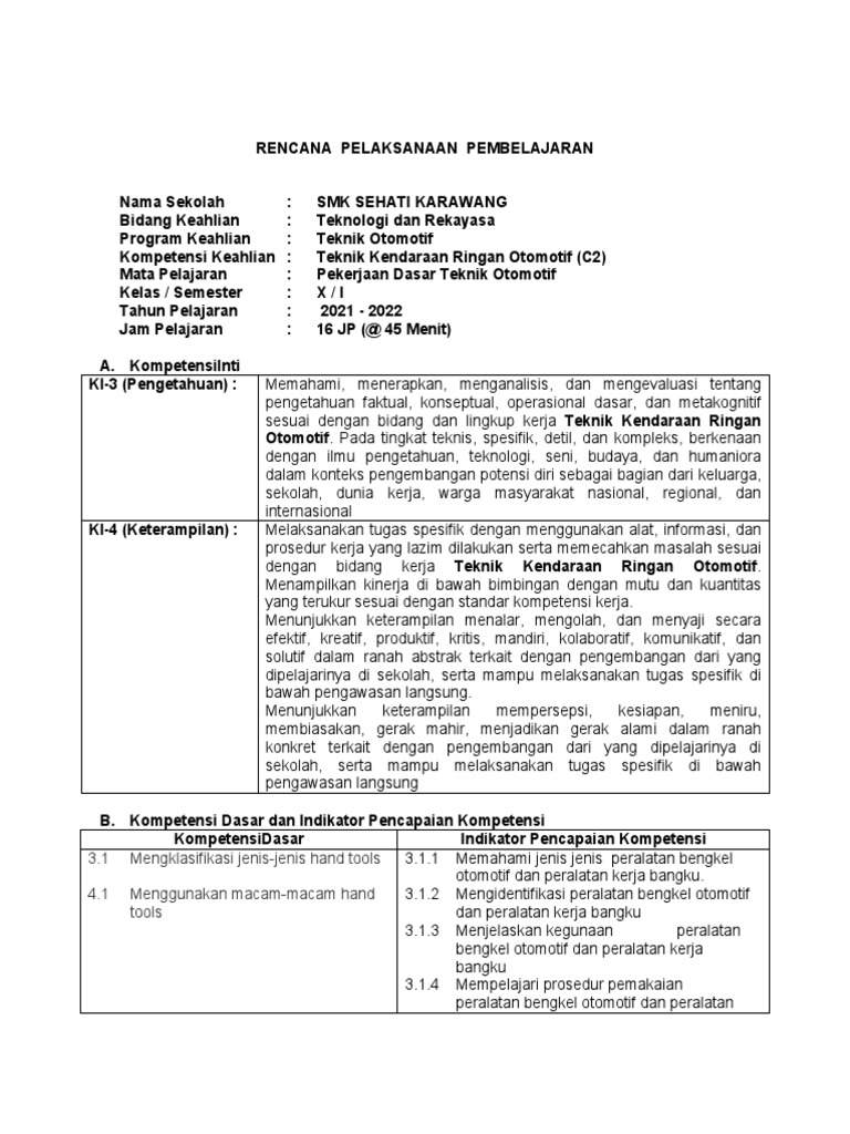 Mengklasifikasi Jenis-Jenis Hand Tools | PDF
