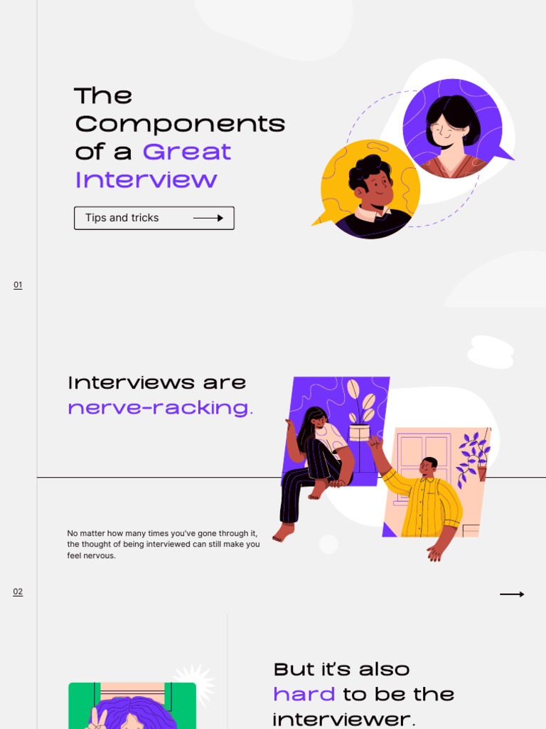 The Components of A Great Interview | PDF | Interview | Psychological ...