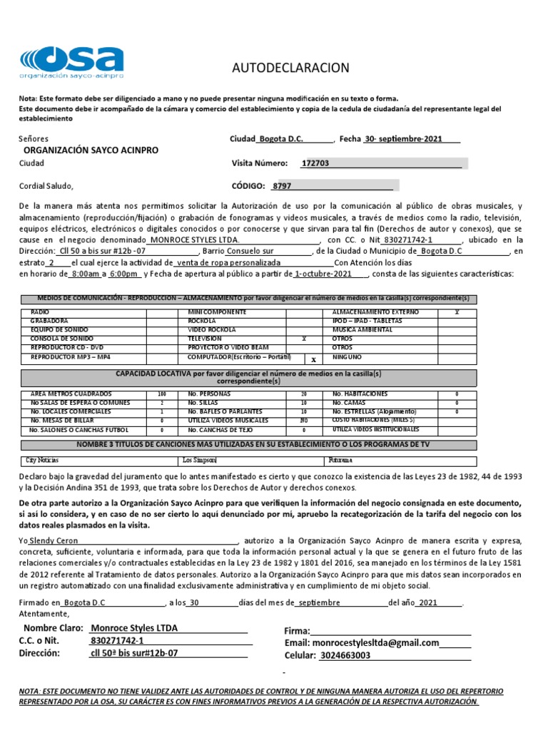 Sayco y Acipro | PDF | Derechos de autor