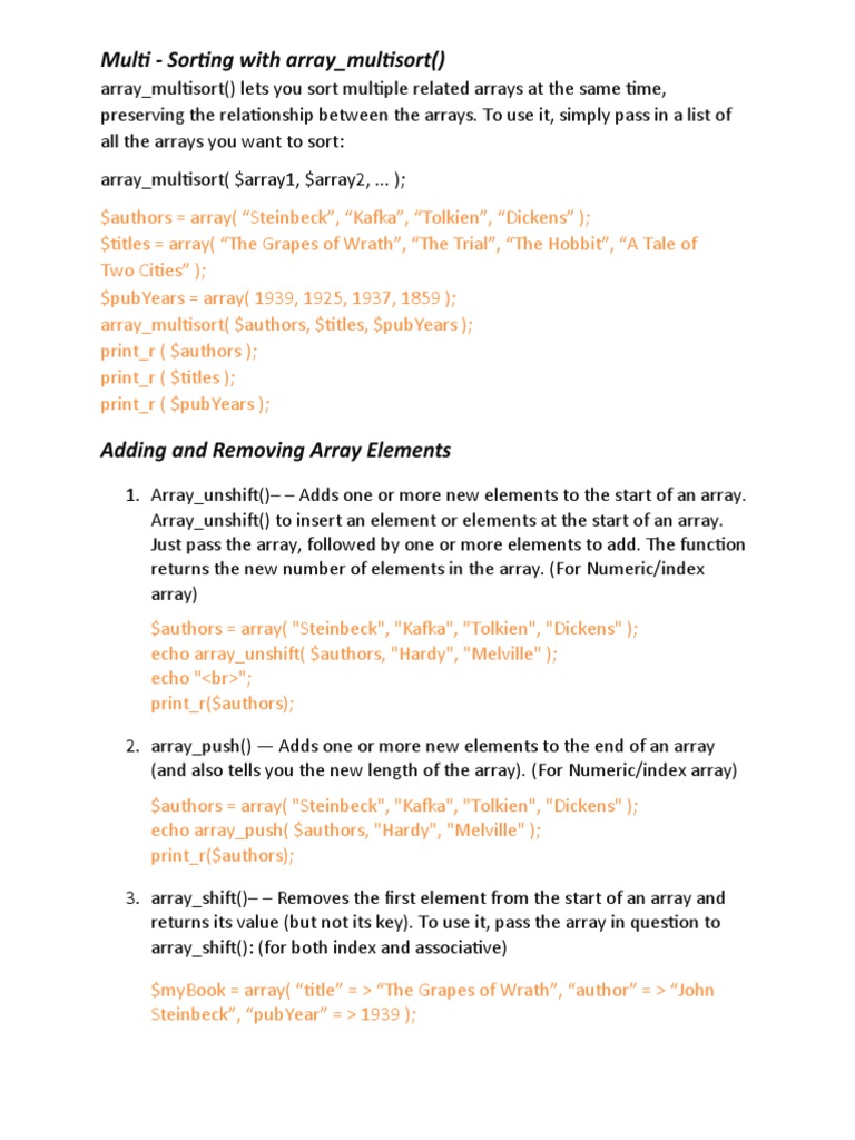 Complete Part Of Array Pdf Array Data Structure Computer Data