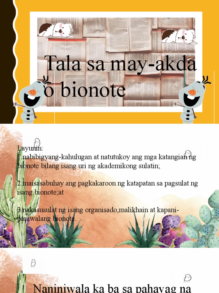 BIONOTE (Powerpoint) | PDF