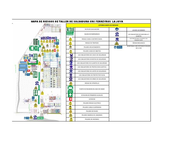 FER-MAP-SSO-001 Mapa de Riesgo | PDF | La seguridad