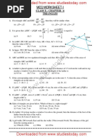 CBSE Class 10 Mathematics Worksheet - Arithmetic Progression (1) - 0 ...