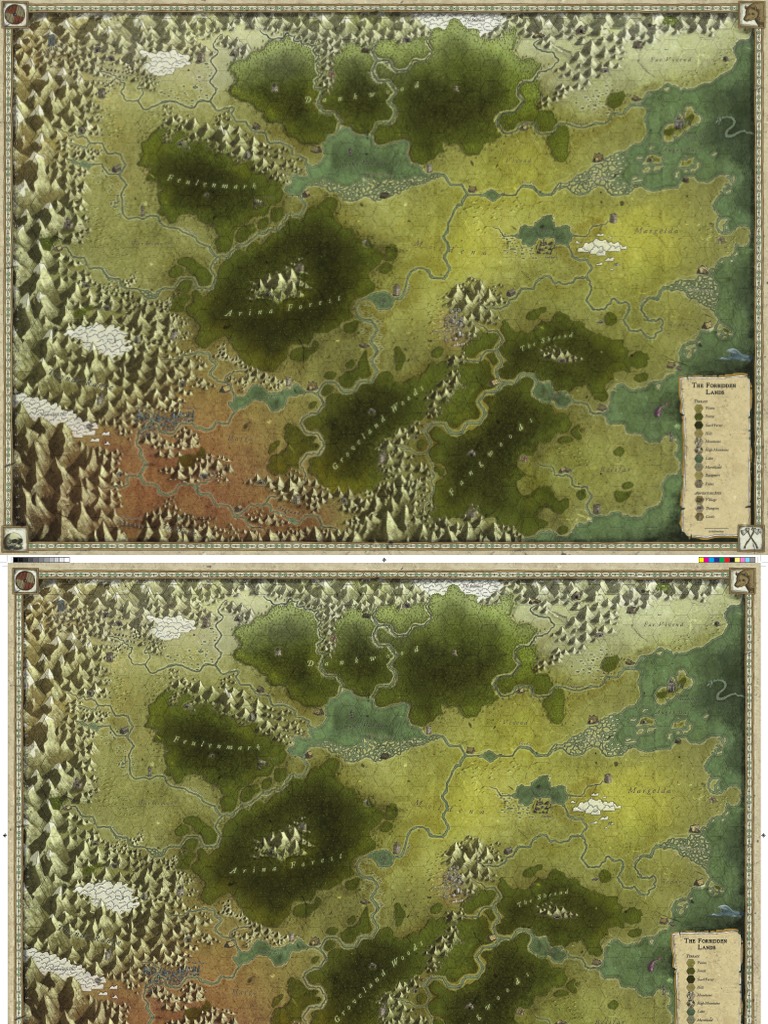 Forbidden Lands Map | PDF