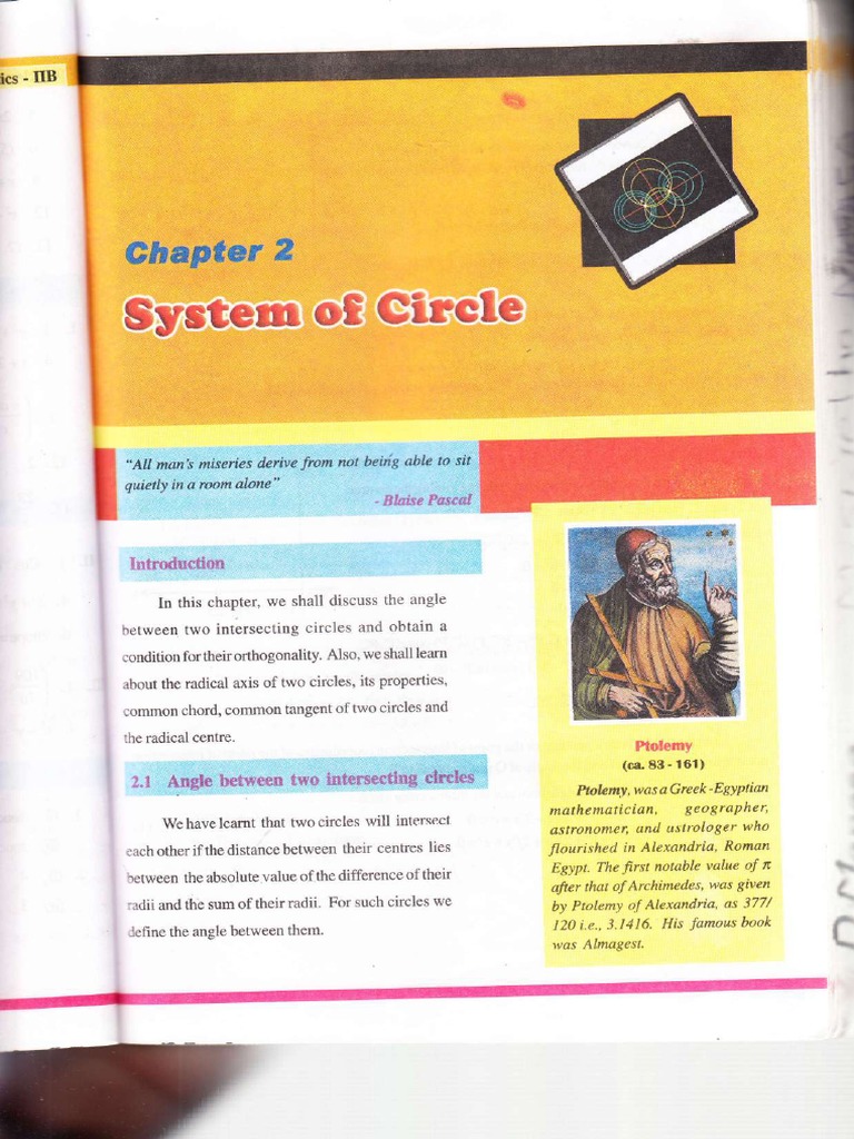 System of Circle - Compressed | PDF | Circle | Algebra