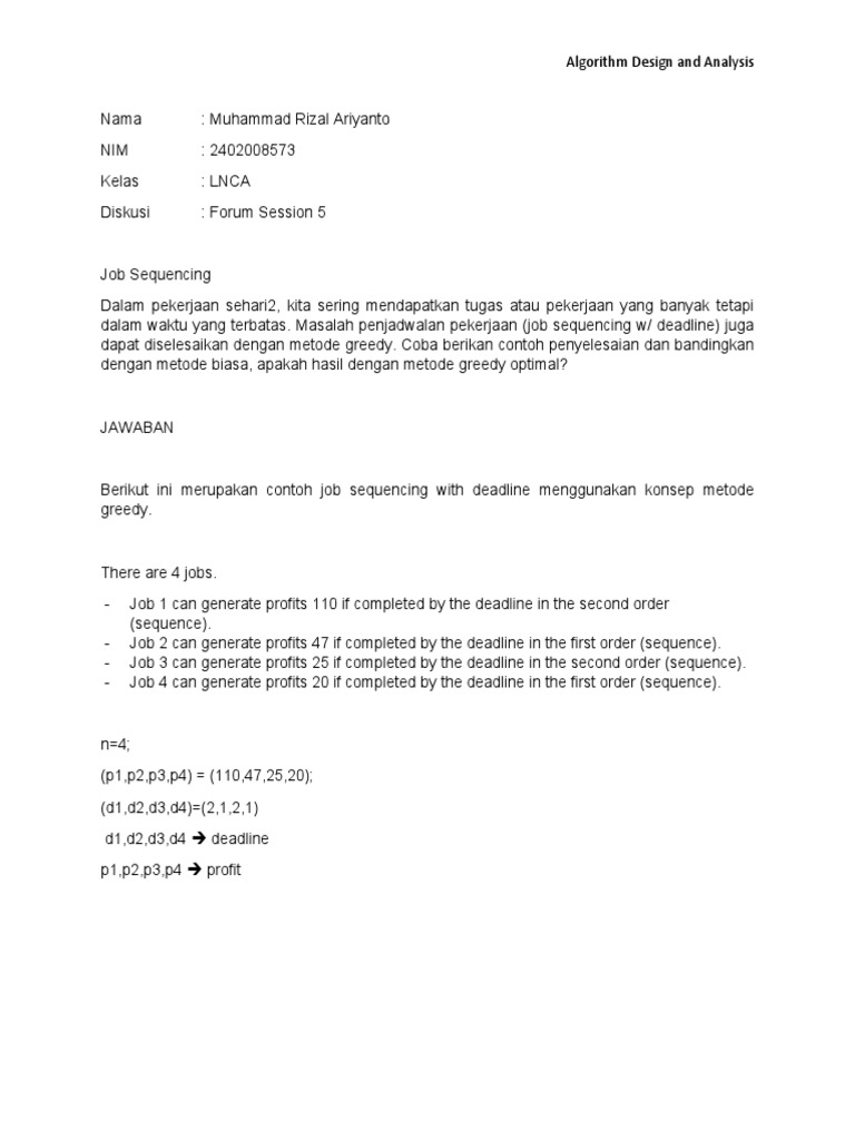 Muhammad Rizal Ariyanto 2402008573 - Algo Design N Analysis - Session5 ...