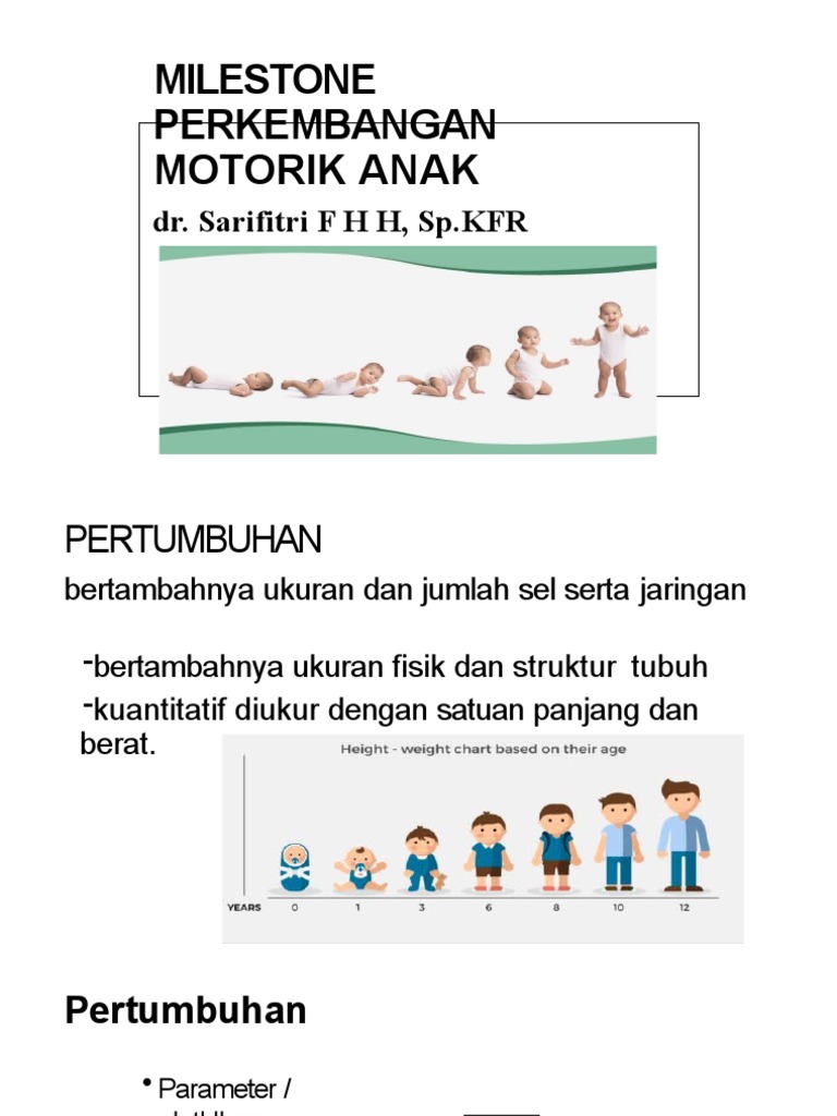 Milestone Perkembangan Motorik | PDF