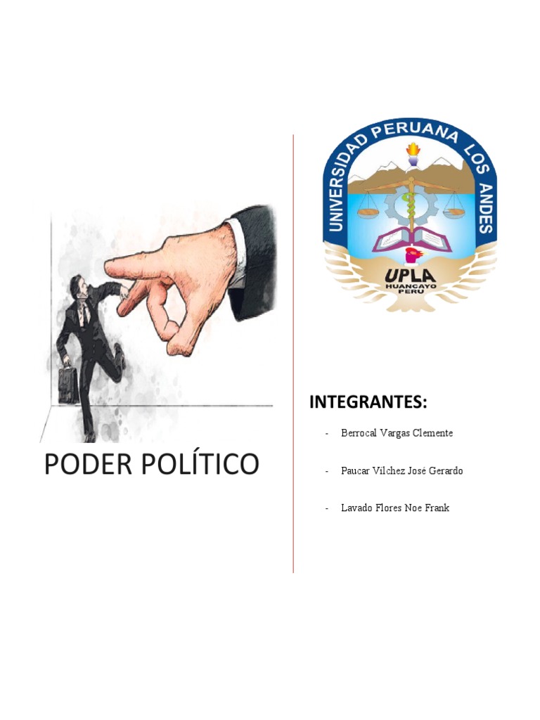 Monografia Poder Político | PDF | Estado (política) | Separación de poderes