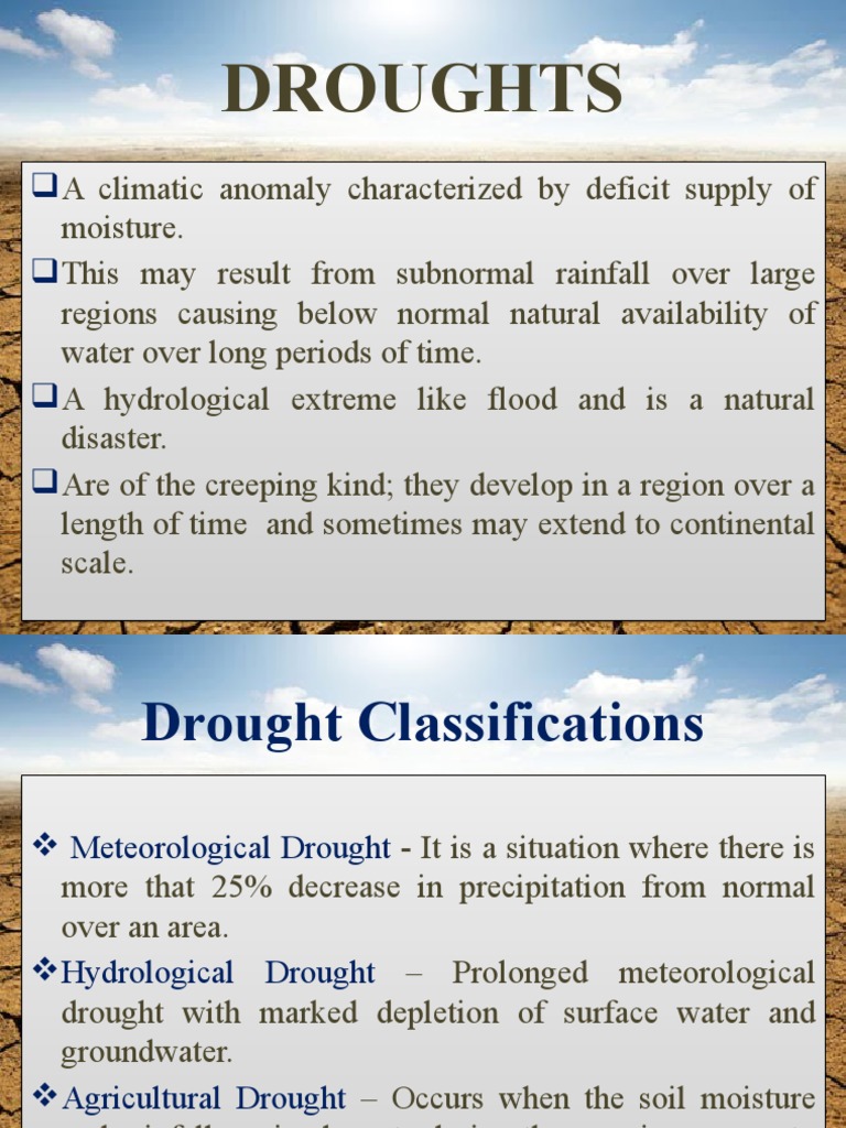 Droughts | PDF | Drought | Hydrology