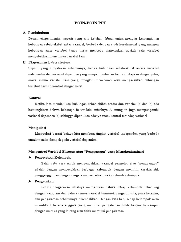 Poin-Poin Bab 10 | PDF